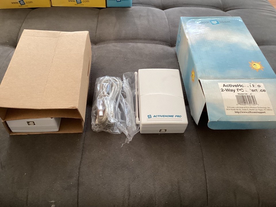 Lot of X10 Wireless Cameras, Homepro PC Interface, Motion Sensors ...