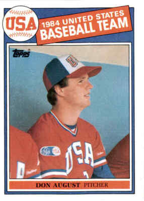 1985 Topps Team USA #392 Don August Olympic Baseball Card | eBay