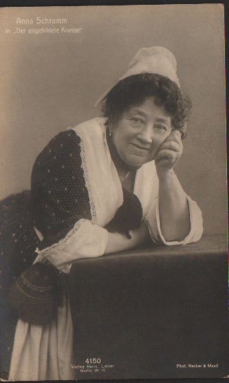OLD POSTCARD ACTRESS GERMANY ANNA SCHRAMM YEARS 1940 CARTE POSTALE ...