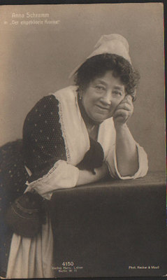 OLD POSTCARD ACTRESS GERMANY ANNA SCHRAMM YEARS 1940 CARTE POSTALE ...