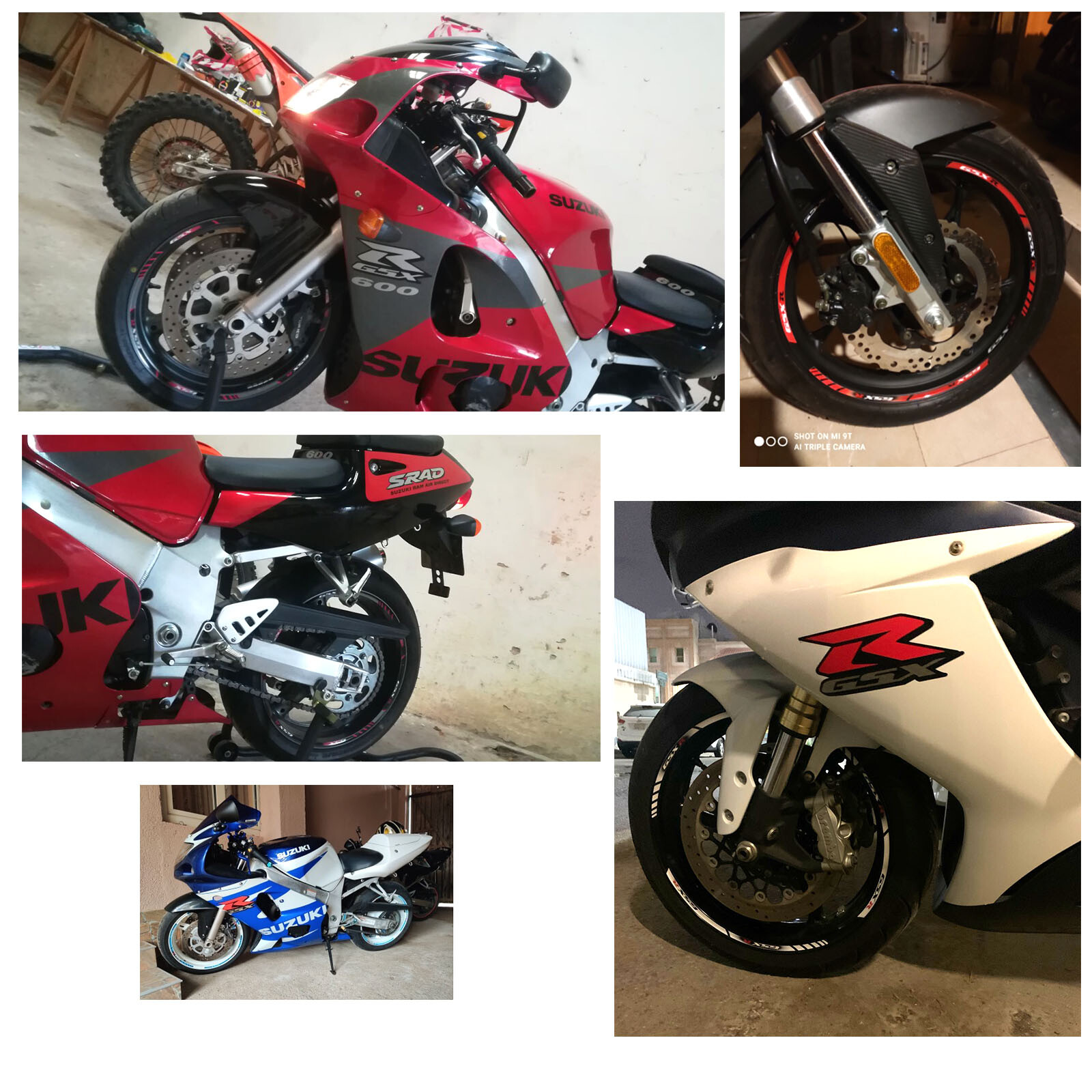 For 2010-2012 Ducati Hypermotard 796 Motos Wheel Rim Reflective Decal ...