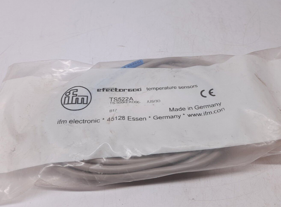 IFM Electronic TS522A Temperature Sensor / TS-500KEKD06 / -20 To 115DEGC | eBay