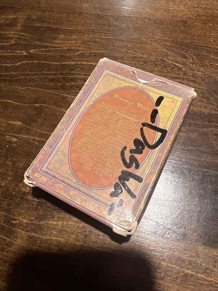 Revised Edition Empty Booster Box Pack Wrapper Starter Deck Magic The ...