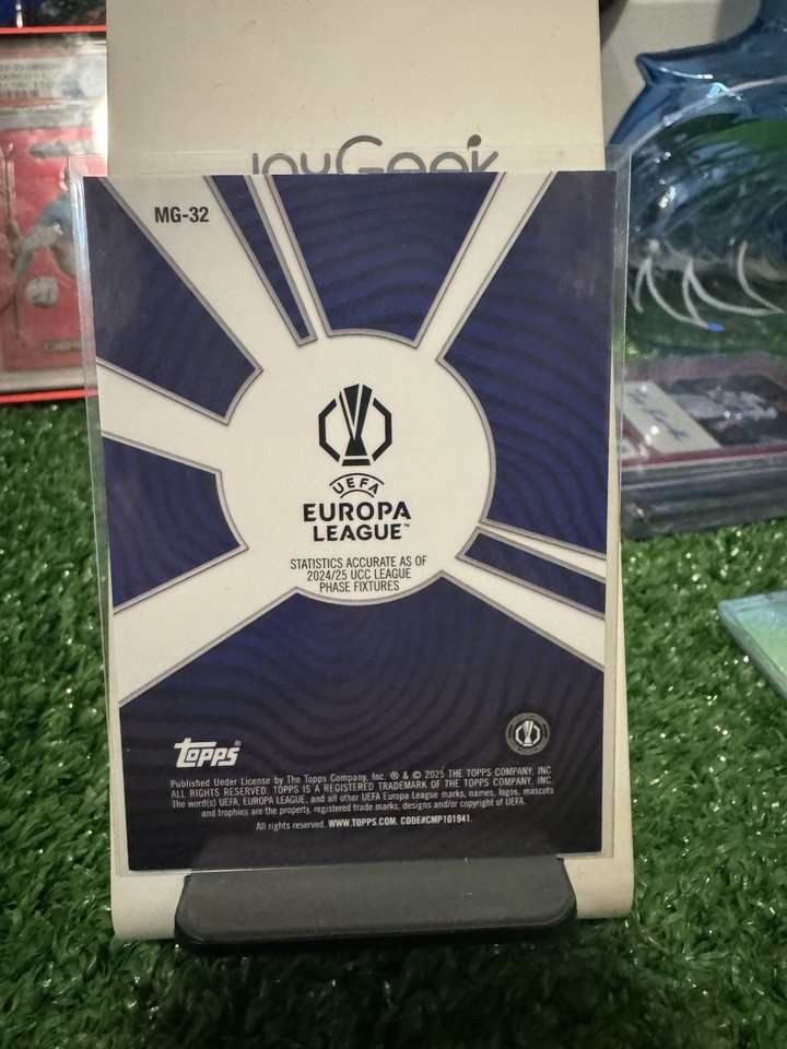 Topps 2024-25 Merlin UEFA Europa Rookie Tristan Degreef RSC Anderlecht ...