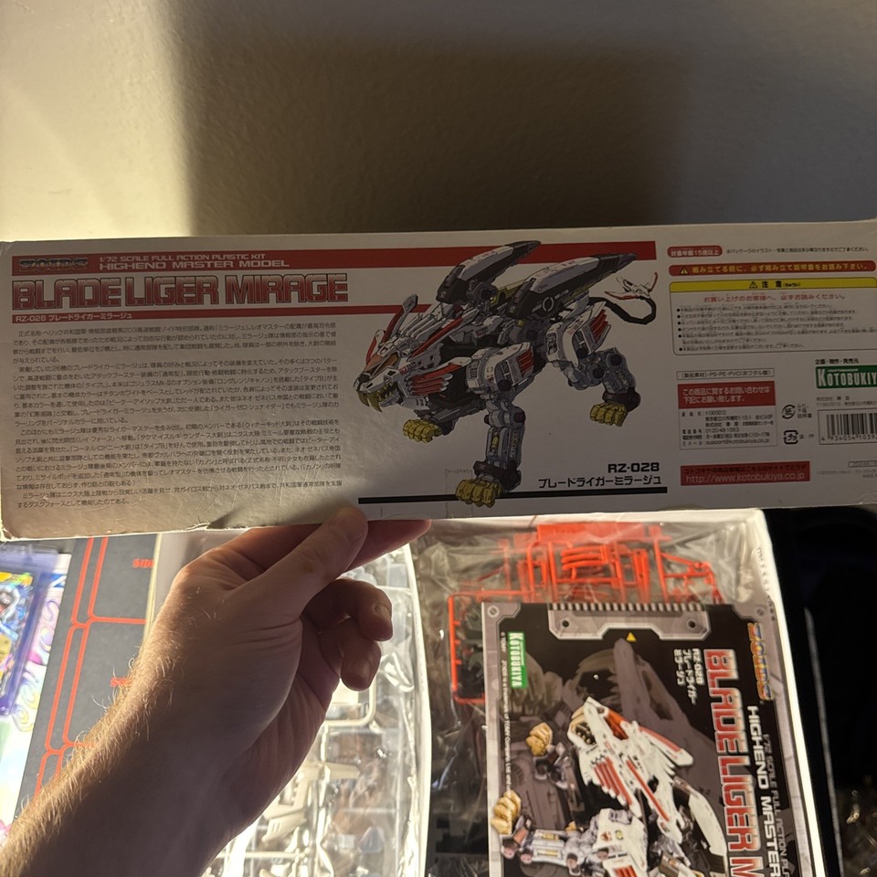 Blade Liger Mirage ZOIDS Plastic Highend Master Model Kit Kotobukuya 1/ ...