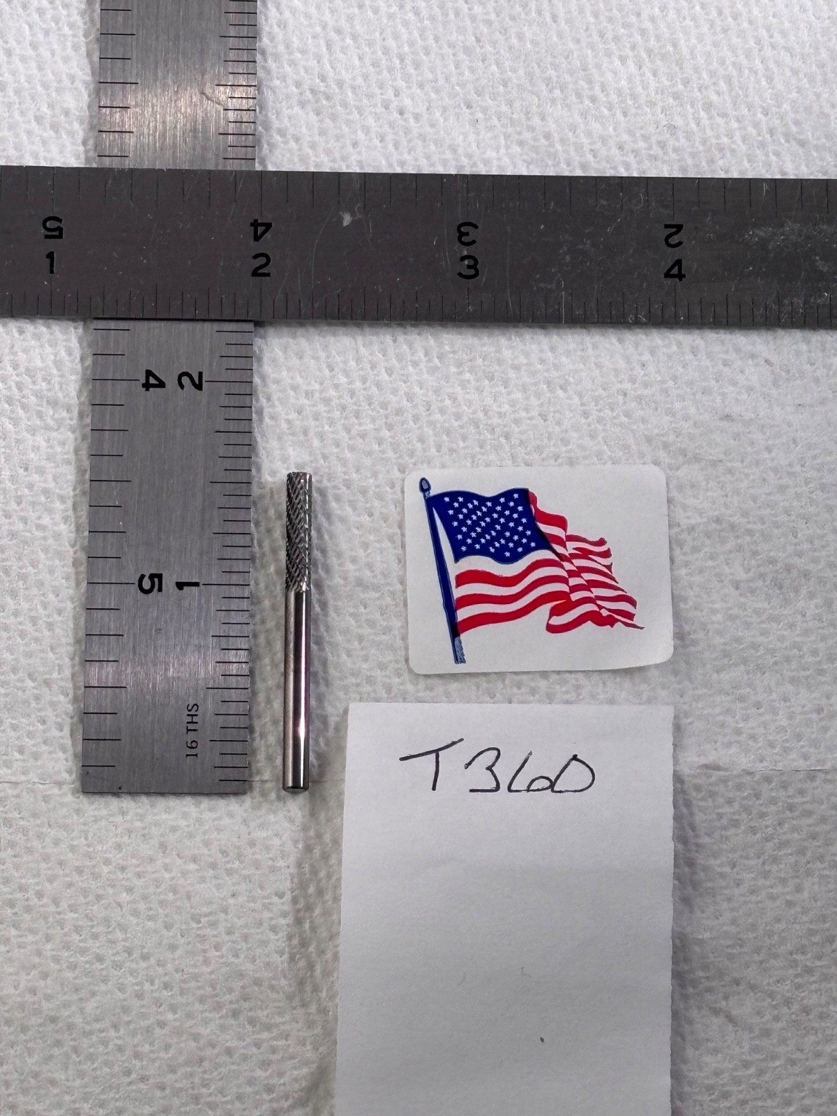 1 NEW FALCON / SGS 1/8" SHANK CARBIDE BURR SA-43 DOUBLE CUT. CYLINDER ...