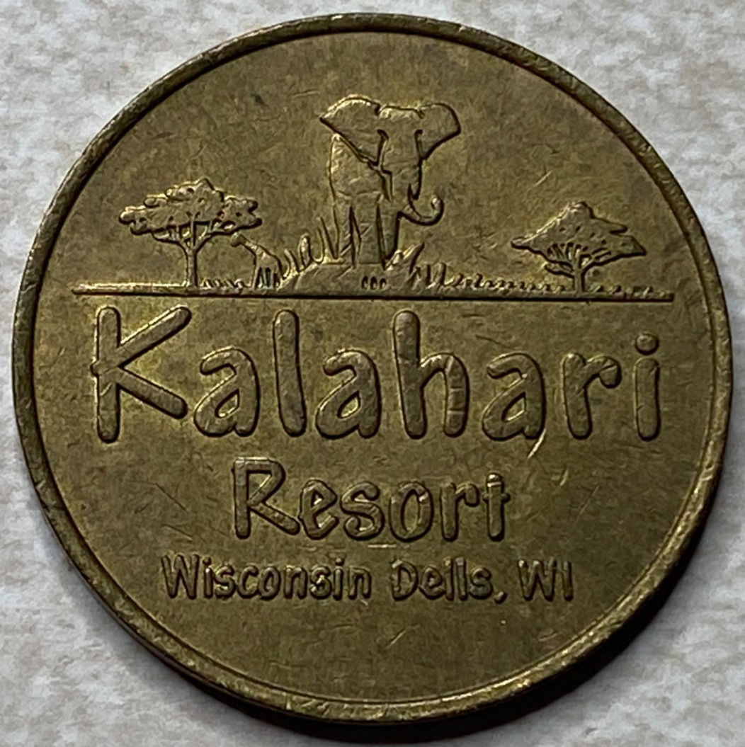 Kalahari Resort Wisconsin Dells WI Waterpark Token T8713 | eBay