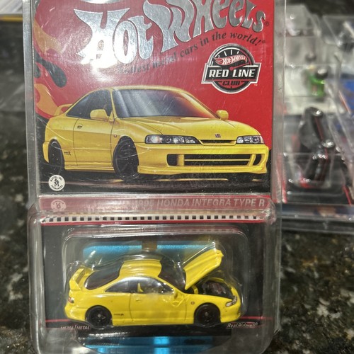 Hot Wheels 2023 RLC Exclusive 1995 Honda Integra Type-R Yellow | eBay