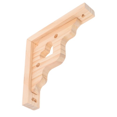 Wall Mount Bracket Triangular Support Floating Shelf Brackets Wood ...