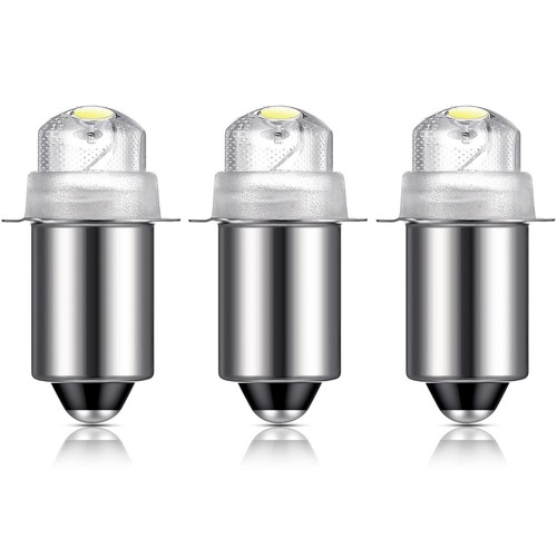 Honoson 3 Pieces Flashlight Bulb 55-Lumen 4.5 Volt Led Krypton ...