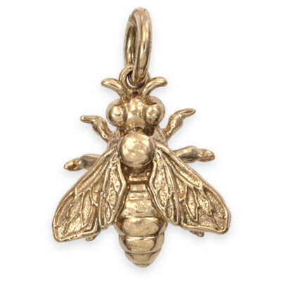 Solid 9ct Gold BEE Pendant or Charm (Handmade UK) | eBay UK