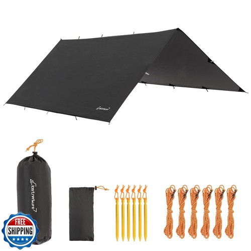 Clostnature Waterproof Camping Tarp for Tent - Ultralight Hammock Rain ...