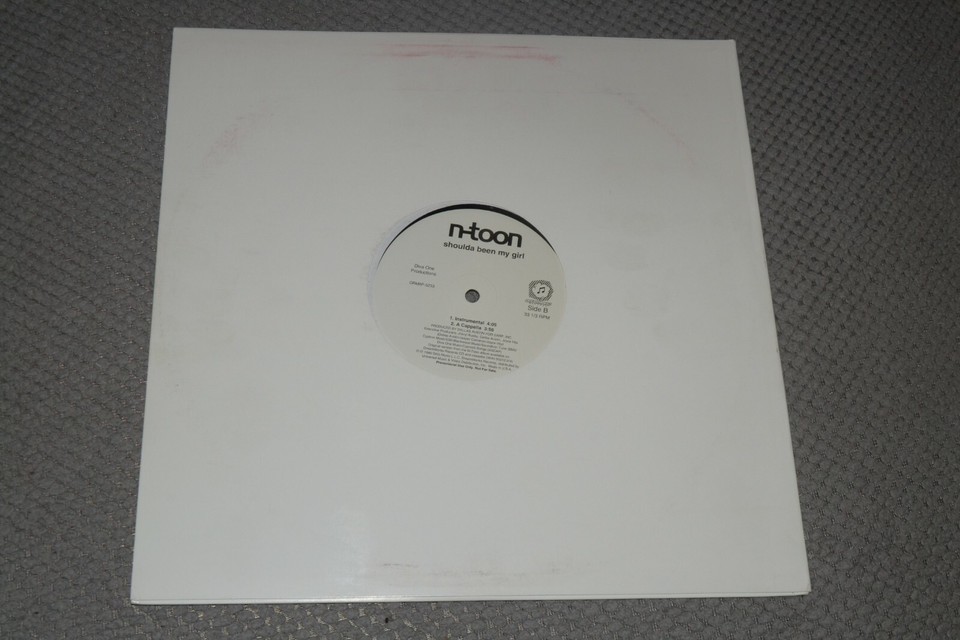 N-Toon~Shoulda Been My Girl 12" PROMO~1999 Hip-Hop / RnB~FAST SHIPPING ...