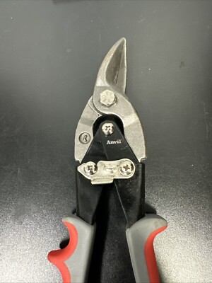 Anvil Aviation Snips - Red & Gray Handle - Tin Snips Cutters | eBay