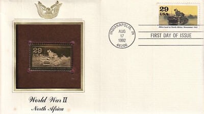 STAMP US SCOTT 2697j "WW II, Tanks in North Africa Desert" 29 CENT 1992 ...