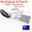 fits Kubota Fuel ShutOff Solenoid Flame Out Stop 17520-60013 FSS0003 ...