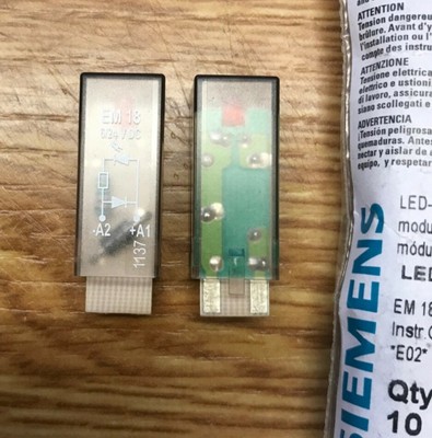 Siemens EM 18 led module dc 24v 10 units joblot clearance new unused ...