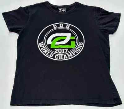 VERY RARE OpTic Gaming 2017 World Champions Shirt Large Hecz Scump ...
