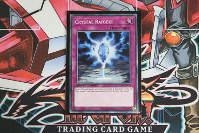 YuGiOh Trap Card Crystal Raigeki SGX1-ENF16 1st Edition Common | eBay