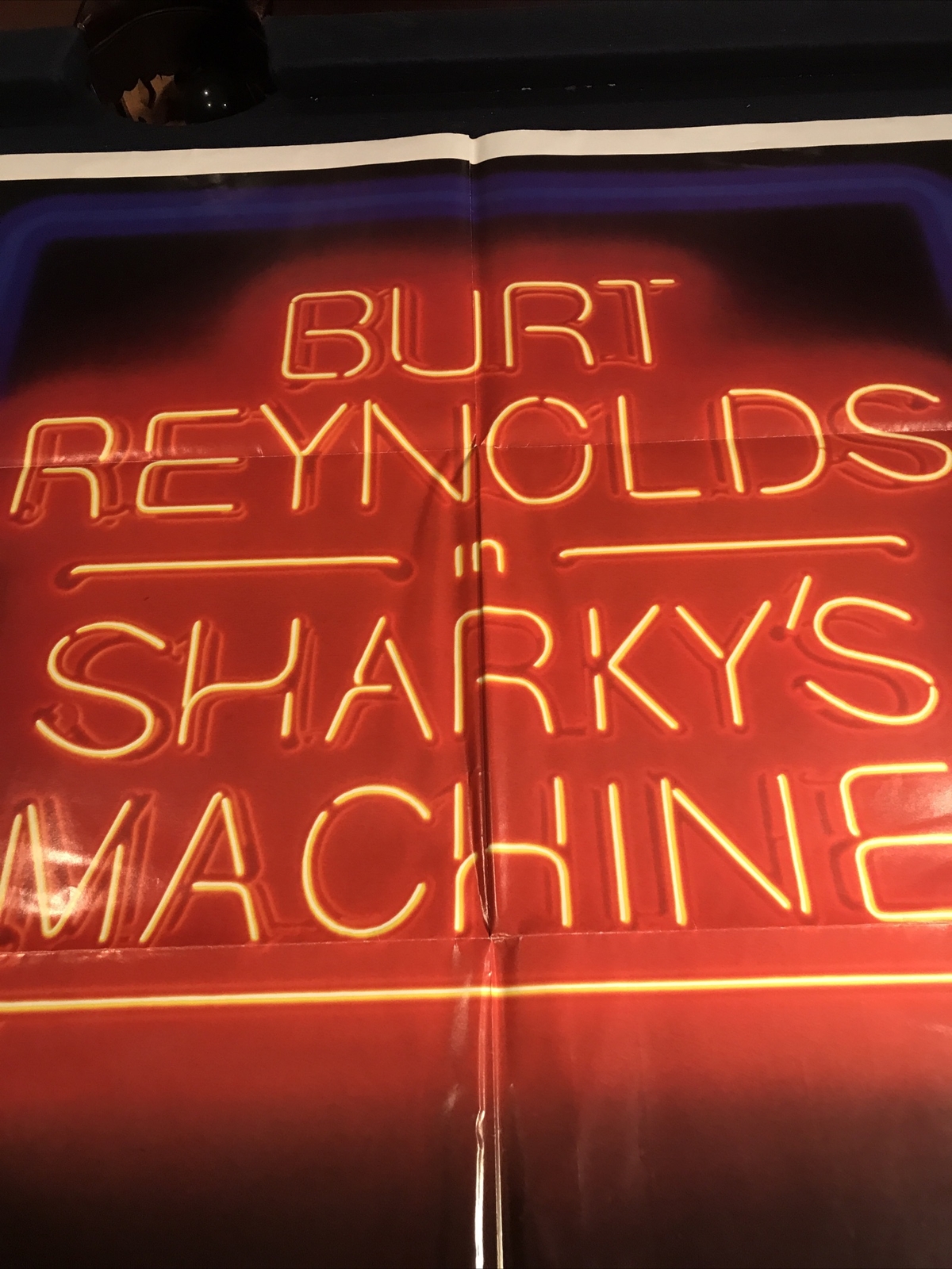 Original 1981 Advance 1 Sheet "Sharky's Machine" Movie Poster Burt Reynolds P1 | eBay