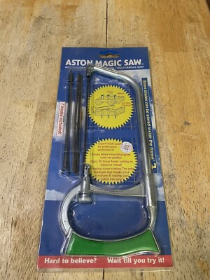 Aston Multipurpose Magic Saw 7-Blade Hand Saw Cutting Tool Kit New Old ...