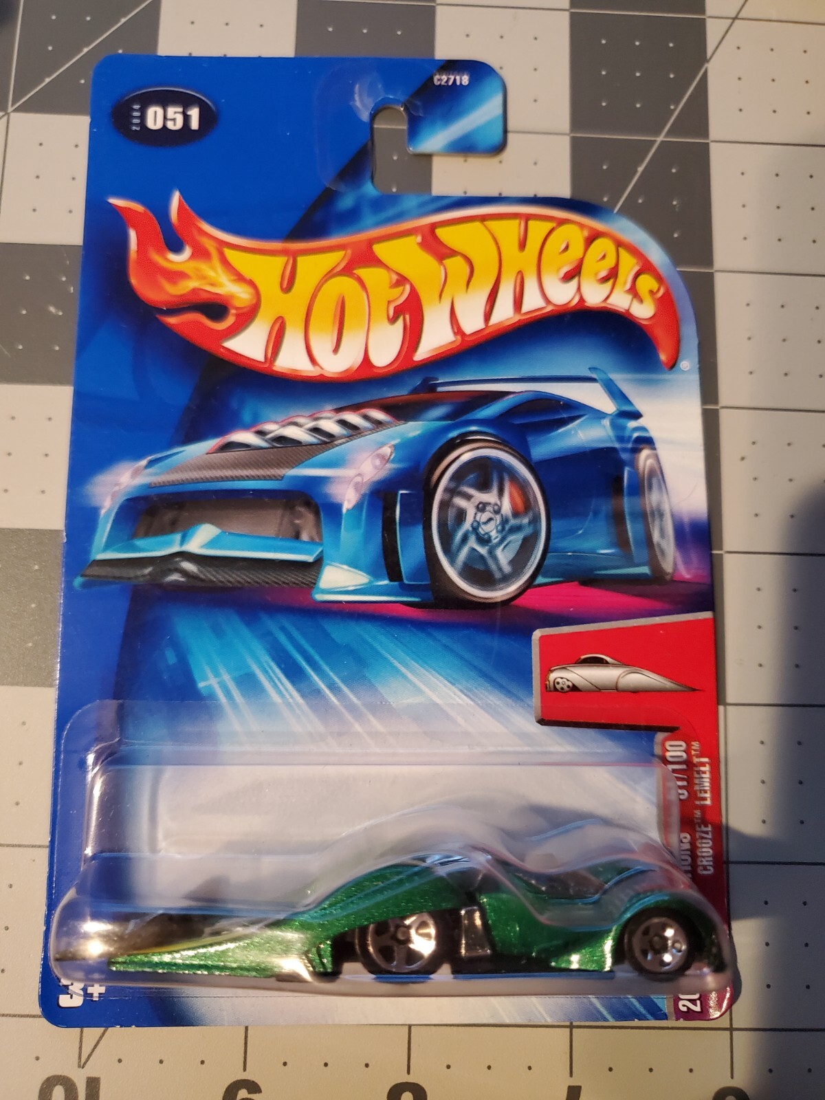 2004 HOT WHEELS CROOZE LEMELT GREEN #51 2004 FIRST EDITIONS 51 OF 100 ...