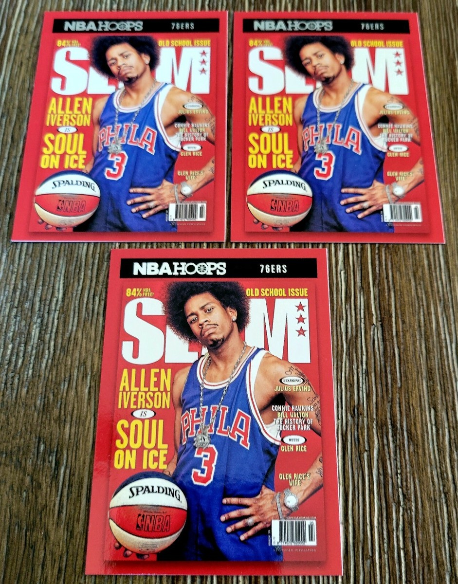 Allen Iverson Slam Men's Philadelphia 76ers Allen Iverson Mitchell