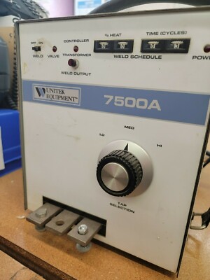 Unitek Weldmatic 7500A AC Welding Supply Model:1-195-01 Ser: 920501 ...