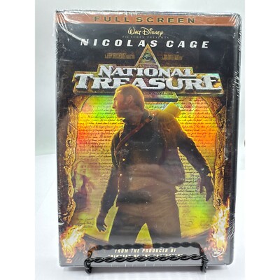 National Treasure DVD New Sealed Walt Disney Nicolas Cage PG Bonus ...