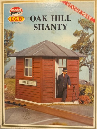 LGB model power G scale Oak Hill Shanty Train Hut boxed kit #1614 | eBay