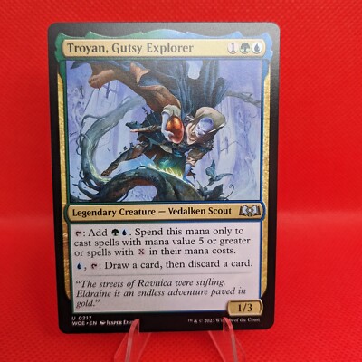 MTG Troyan, Gutsy Explorer 217 Wilds of Eldraine Magic | eBay
