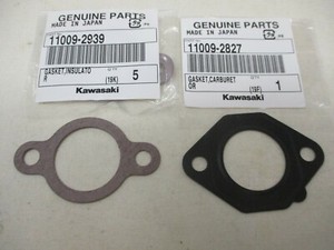 Kawasaki Carburetor Gaskets 11009-2939 & 11009-2827 for a 15003-2647 ...