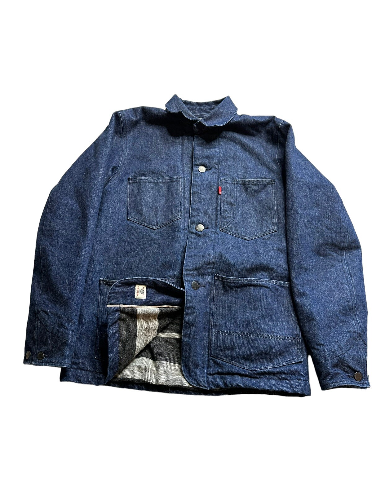 Levis Selvedge Barn Jacket Chore Coat White Oak Cone … - Gem