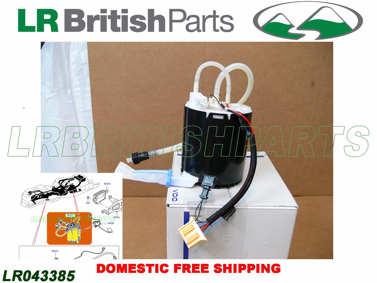 LAND ROVER FUEL PUMP LR4 RANGE ROVER SPORT 10'-13 VDO NEW LR043385 | eBay