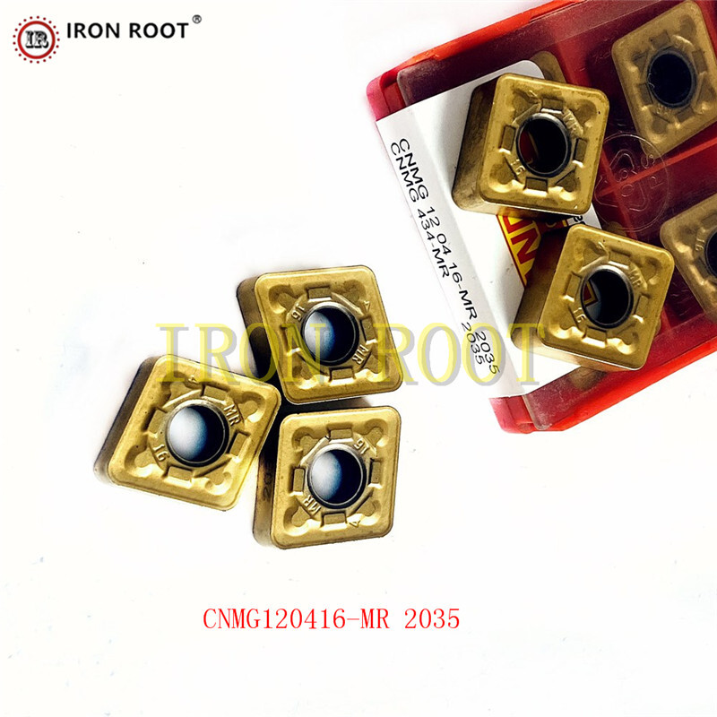 50P CNMG120416-MR 2035 CNC Lathe Tool Carbide Turning Insert Stainless ...