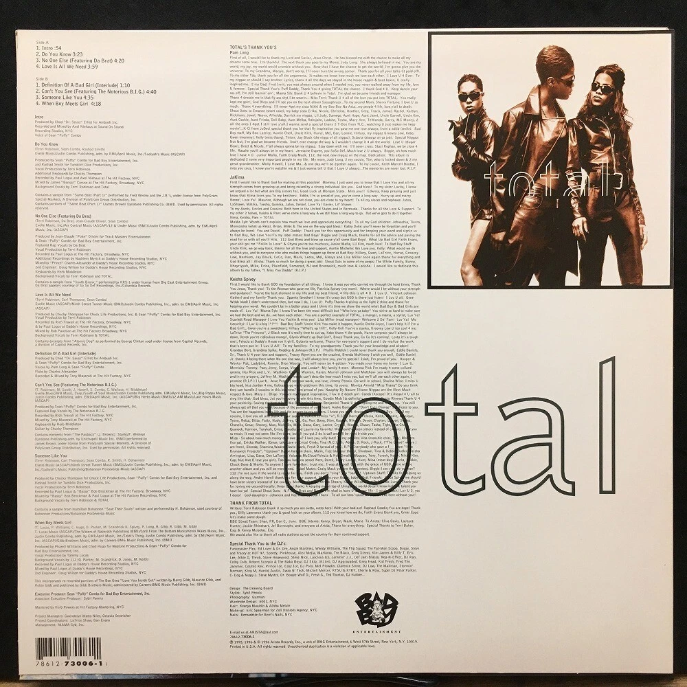 Total Bad Boy Albums