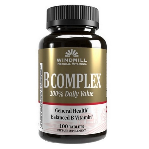 Complexe B 100% Journalier Valeur 100 Comprimés Par Windmill Health | eBay