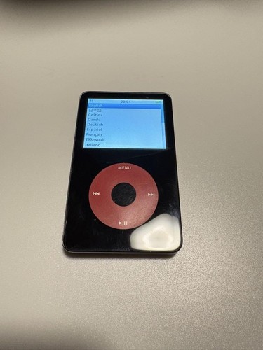 Apple iPod Classic 5th Gen 30GB U2 Special Edition Black Red Tested ...