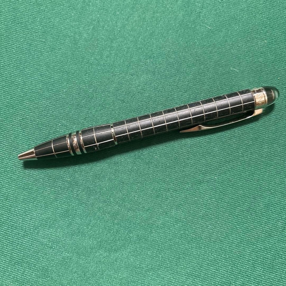 Montblanc Starwalker Metal Rubber Ballpoint Pen Japan Import Rare | eBay