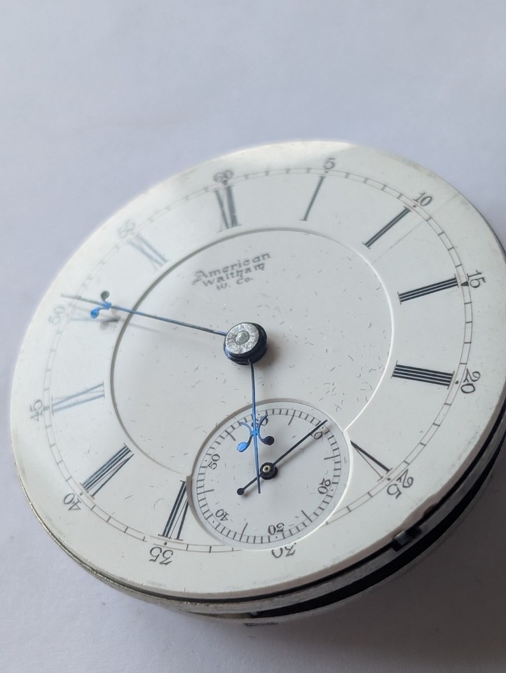 Vintage Waltham Cresent St 1883 18s 15J Pocket Watch Movement (Runs ...