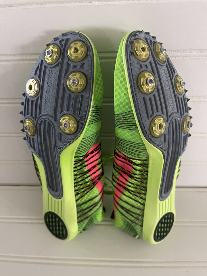 Nike Zoom Womens Size 7.5 Victory 2 Track Field Spikes Neon Green ...