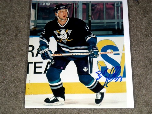 Bill Houlder Anaheim Duck 25th Anniversary Autograph Vintage Photo | eBay