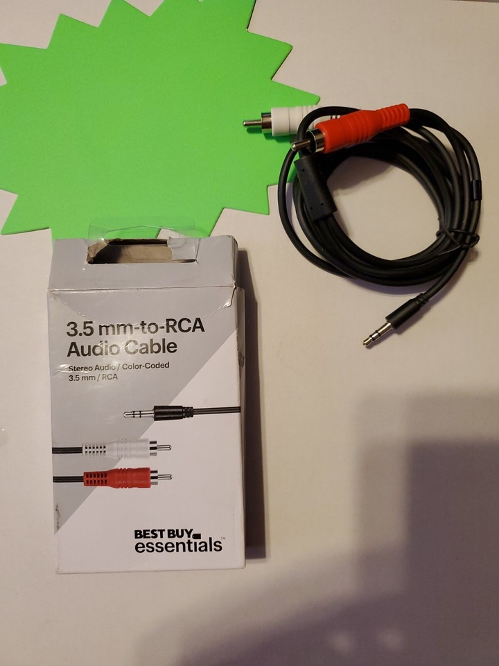 Best Buy Essentials 3.5 mm-to-RCA Audio Cable | eBay