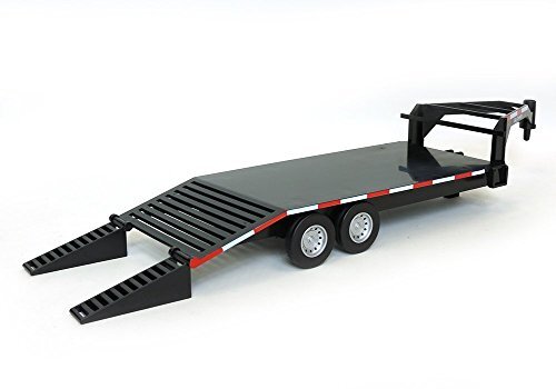 Big Country Toys Flatbed Trailer with Gooseneck Trailer Hitch, Fun Add ...