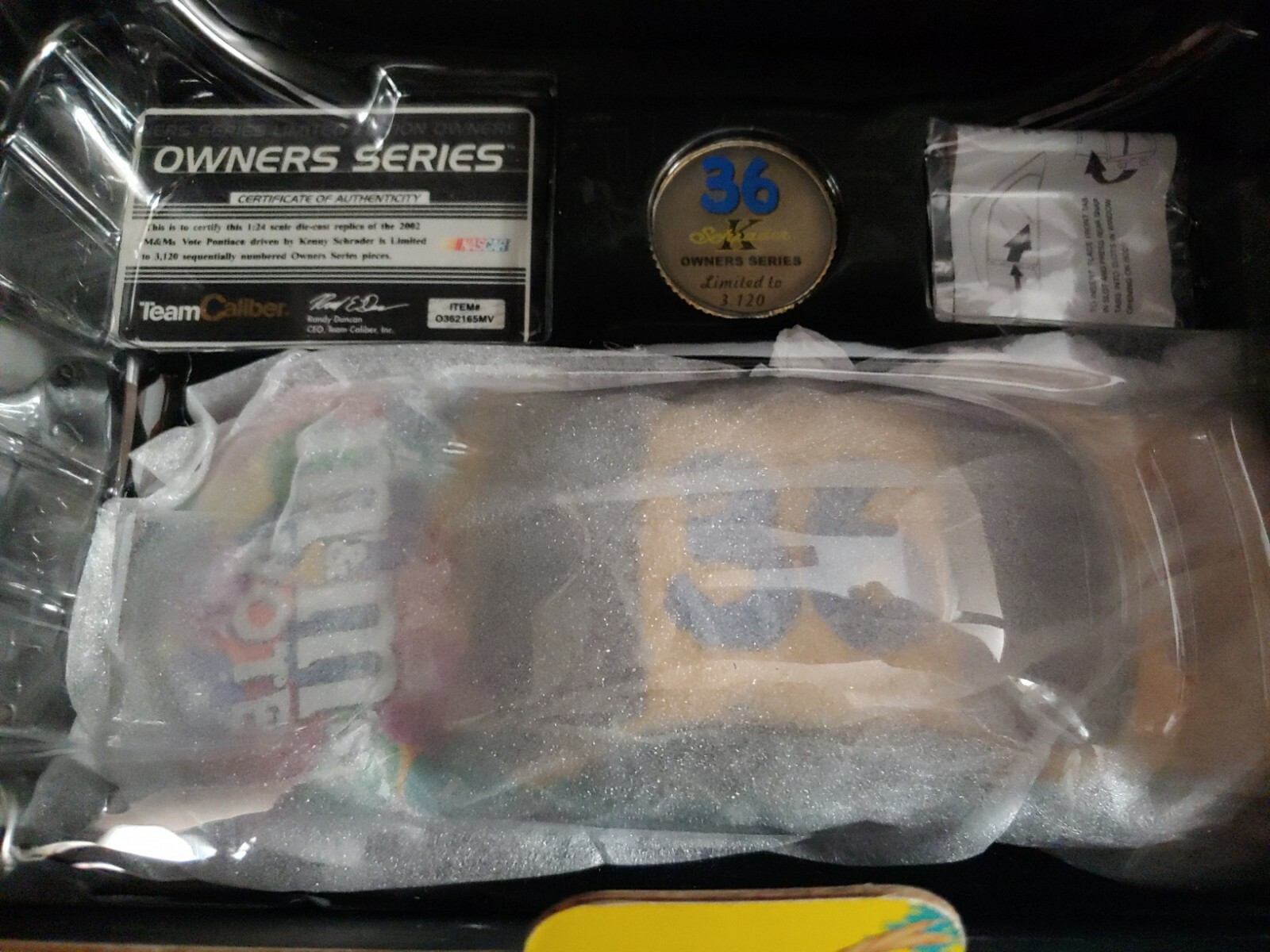 Team Caliber Owners Series #36 Ken Schrader M&M's MB2 Motorsports 1:24 ...