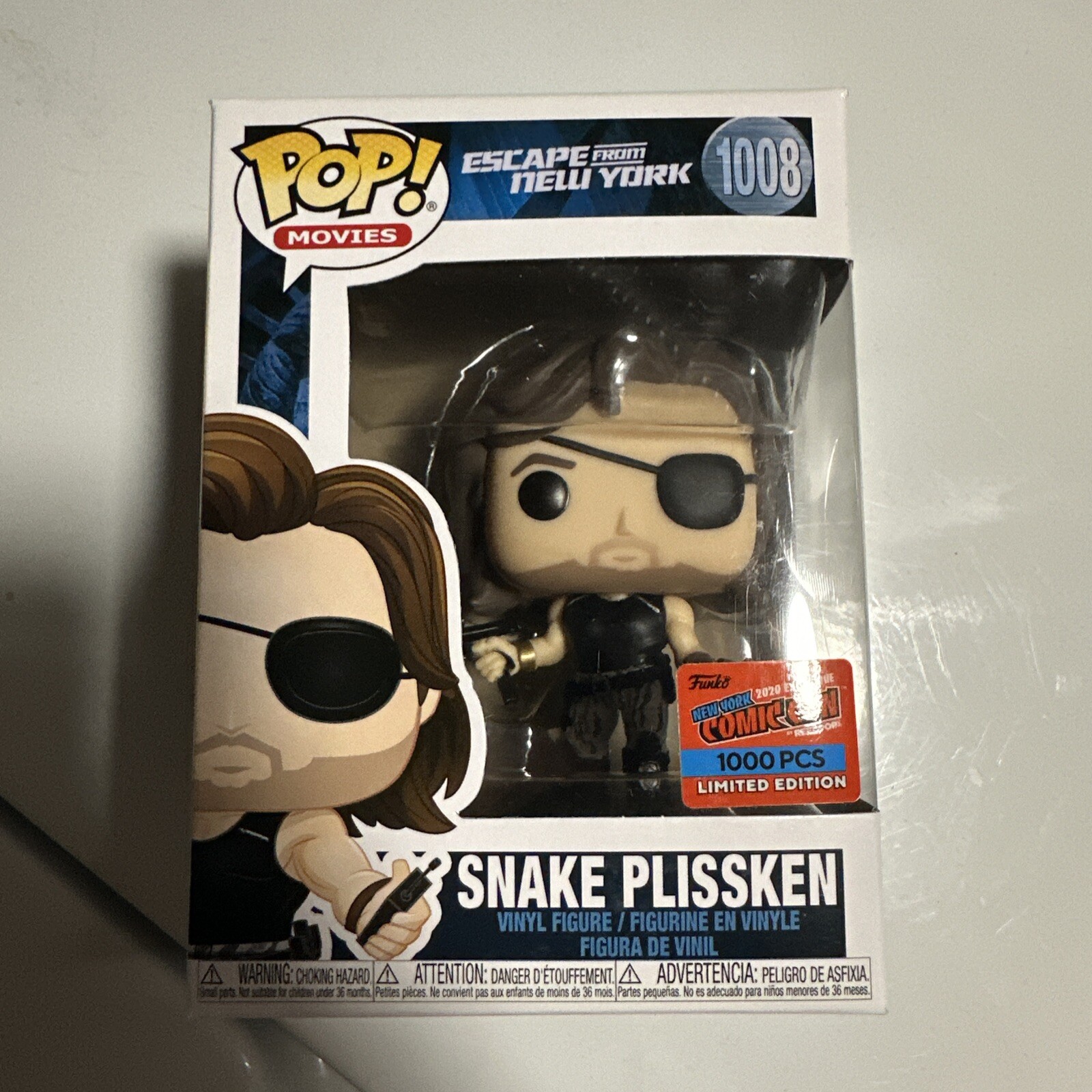 Funko Pop! Vinyl: Snake Plissken - New York Comic Con (Exclusive) #1008 ...