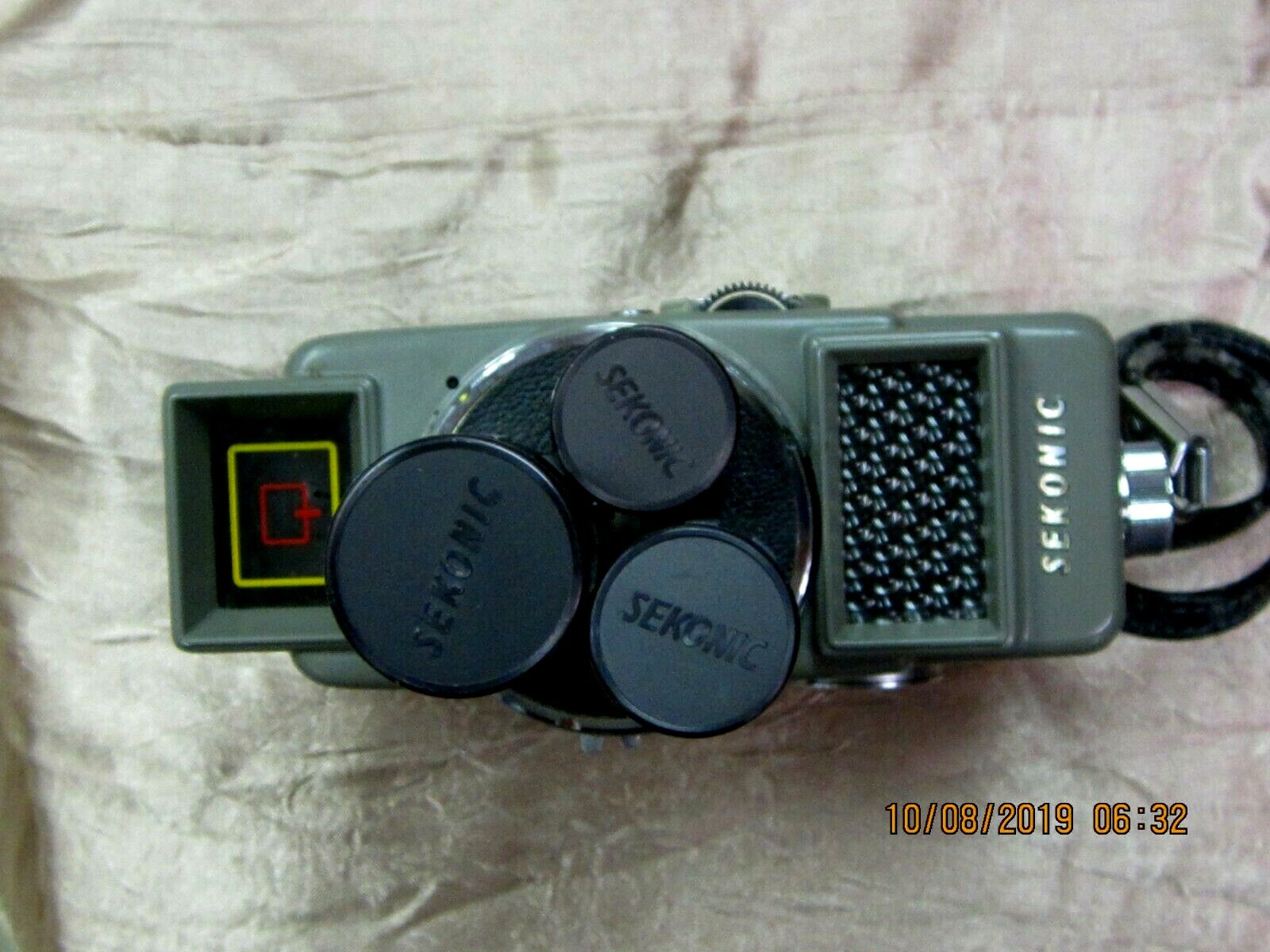 VINTAGE SEKONIC ELMATIC 8 CAMERA w/ ORIGINAL CASE PHOTOGRAPHY MOVIE ...