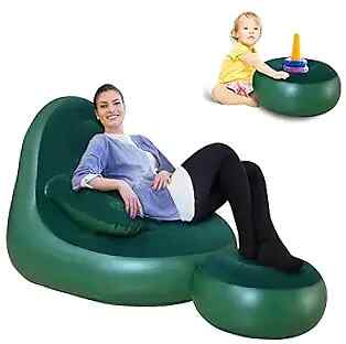 Inflatable Couch,Blow Up Chair,Portable Lounger Chair,Inflatable Chair ...