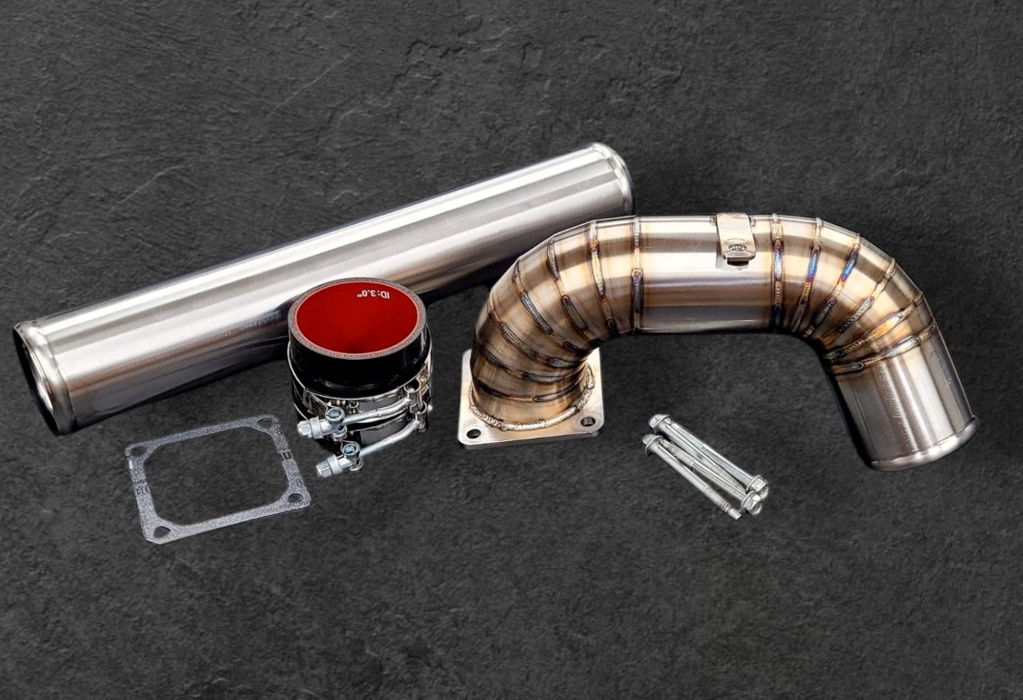 Intake horn W/ cold side piping kit for 5.9L 12V Cummins 1994-1998 Ram ...