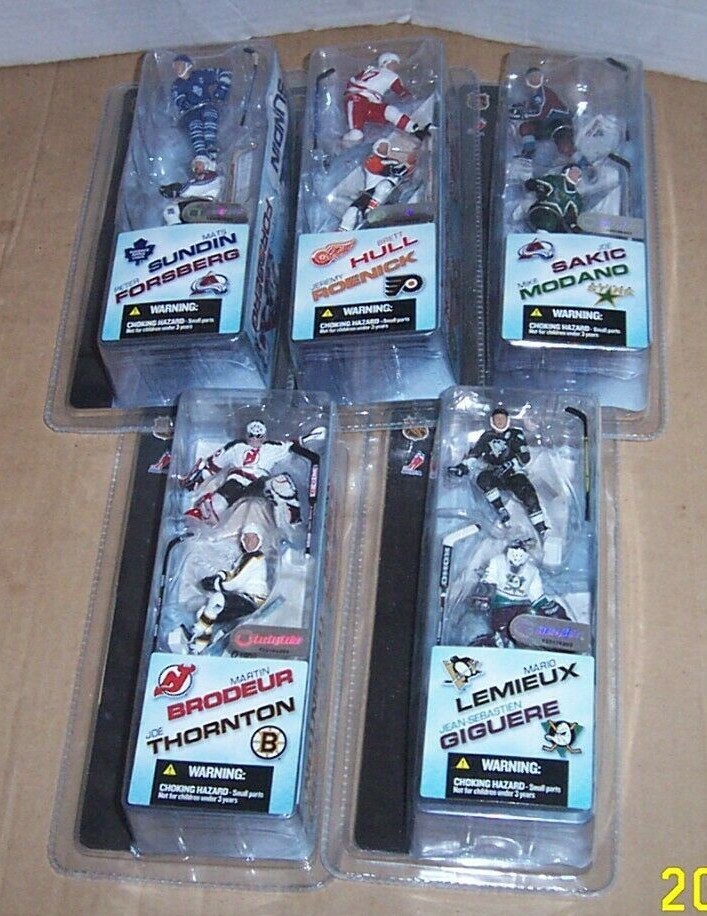 NHL MCFARLANE 3" FIGURE 2 FIGURES/PACK BRETT HULL - JEREMY ROENICK | eBay